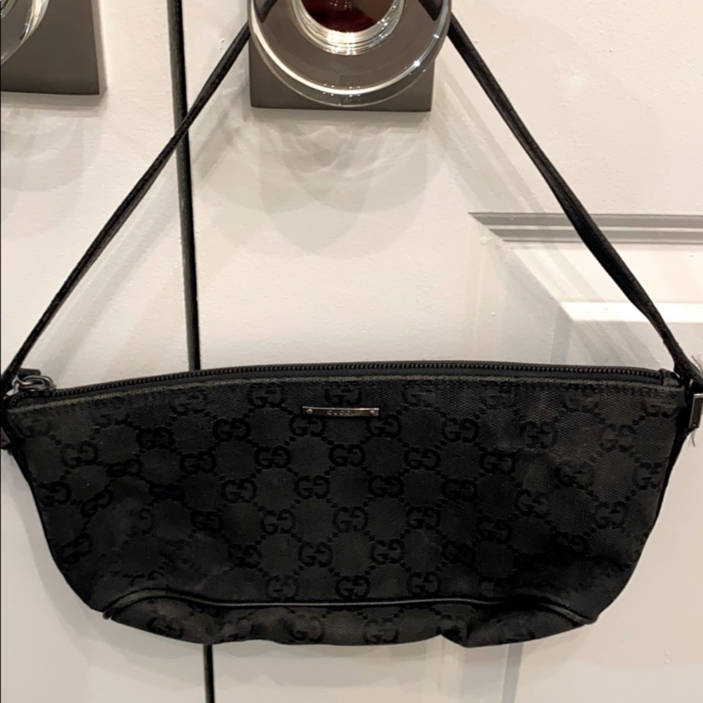Gucci Monogram Black Mini Bag - Gem